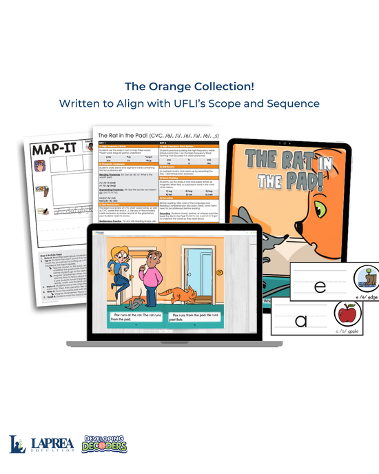 Developing Decoders ORANGE Collection: 70 UFLI-Aligned Decodable Books