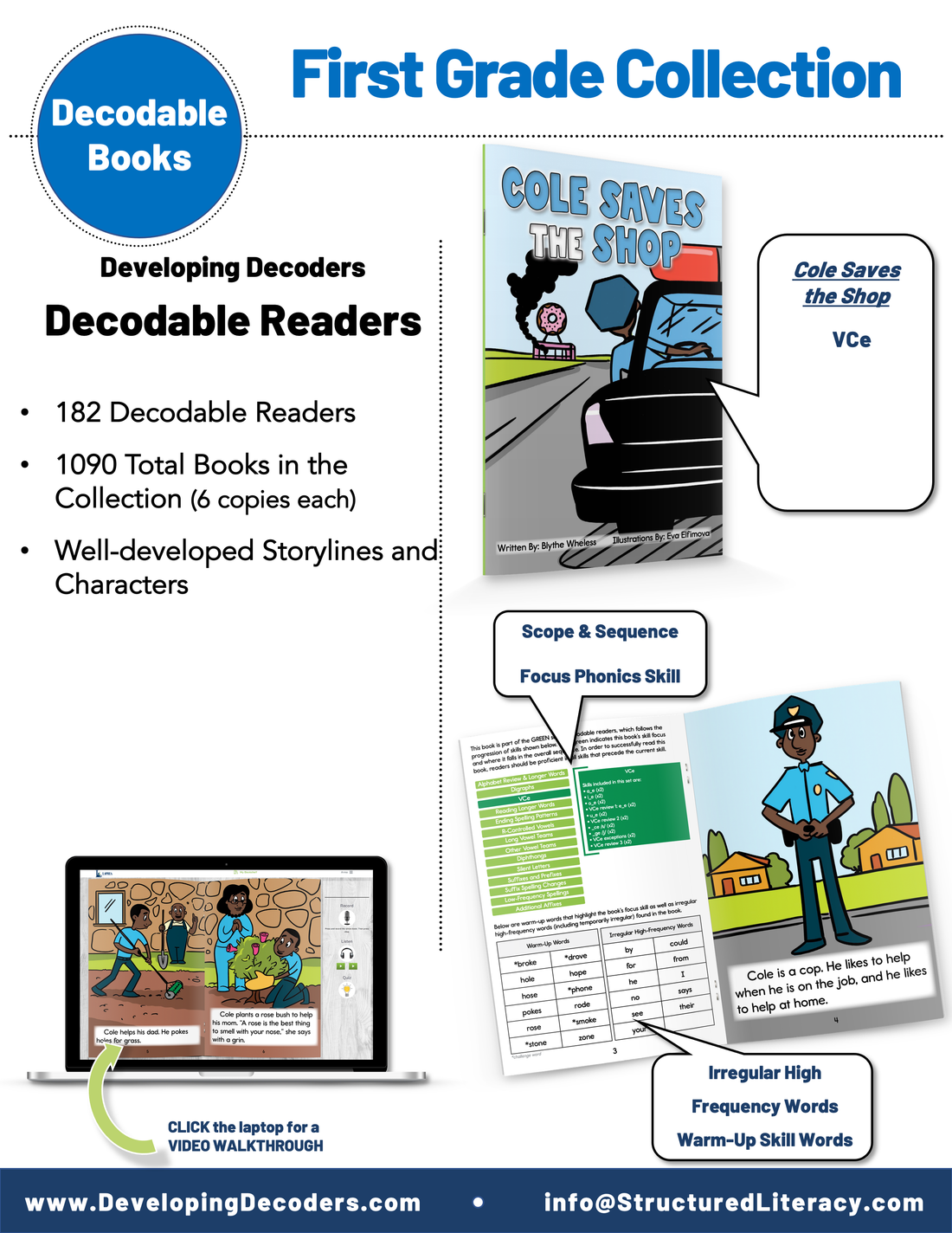 1st Grade Developing Decoders Collection (1092 Books - UFLI Aligned ...